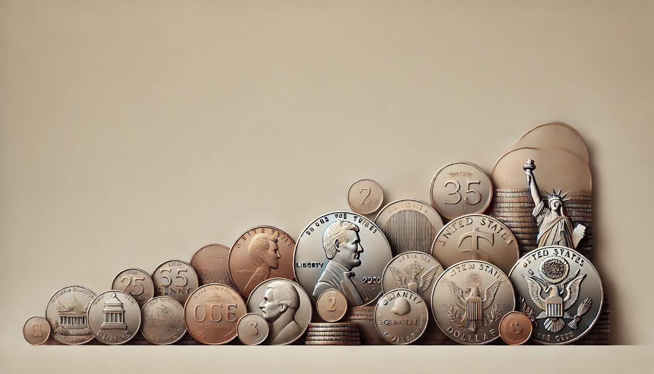 Monedas de Estados Unidos Actuales para Imprimir